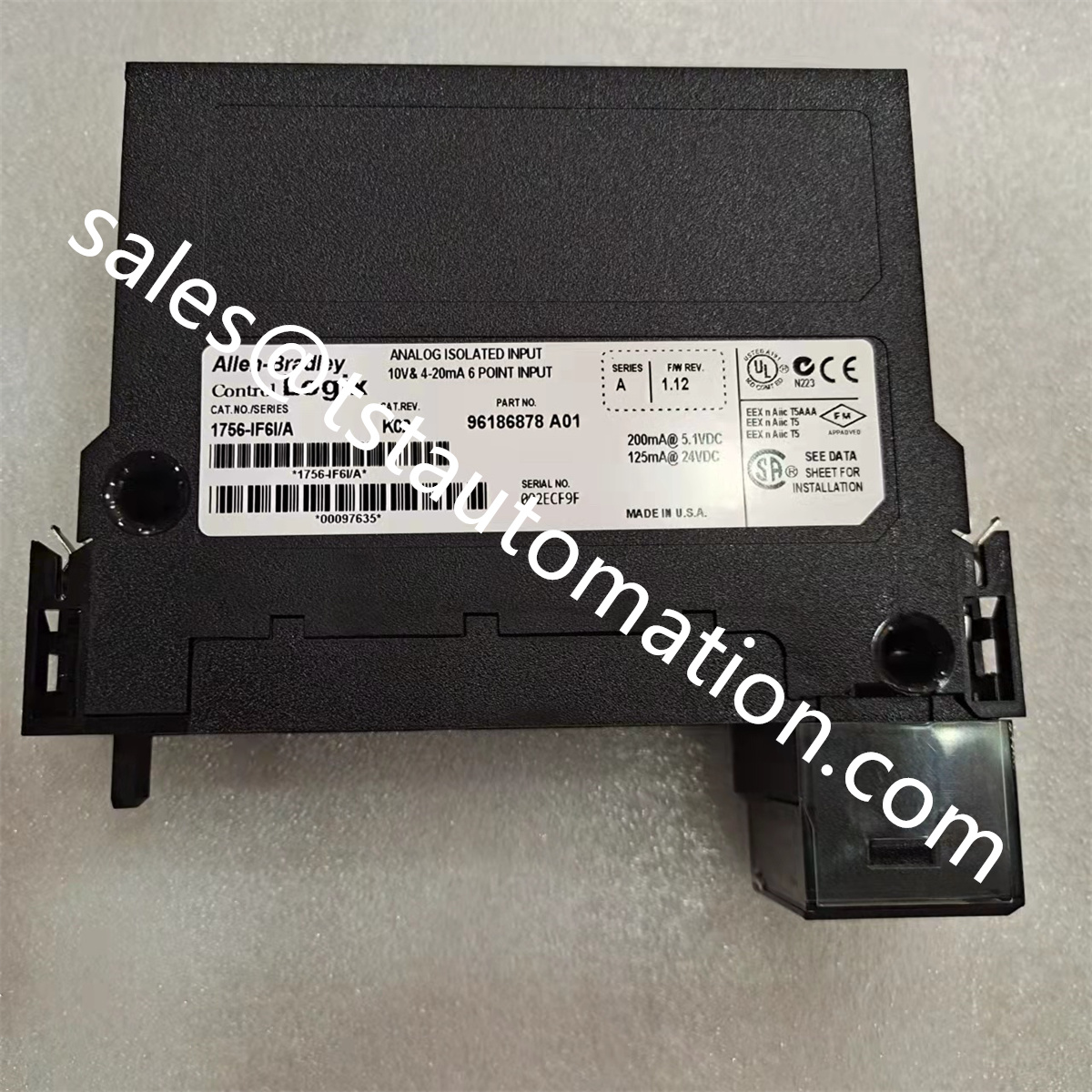 Allen Bradley plc types 1756-IF6I – TST Automation